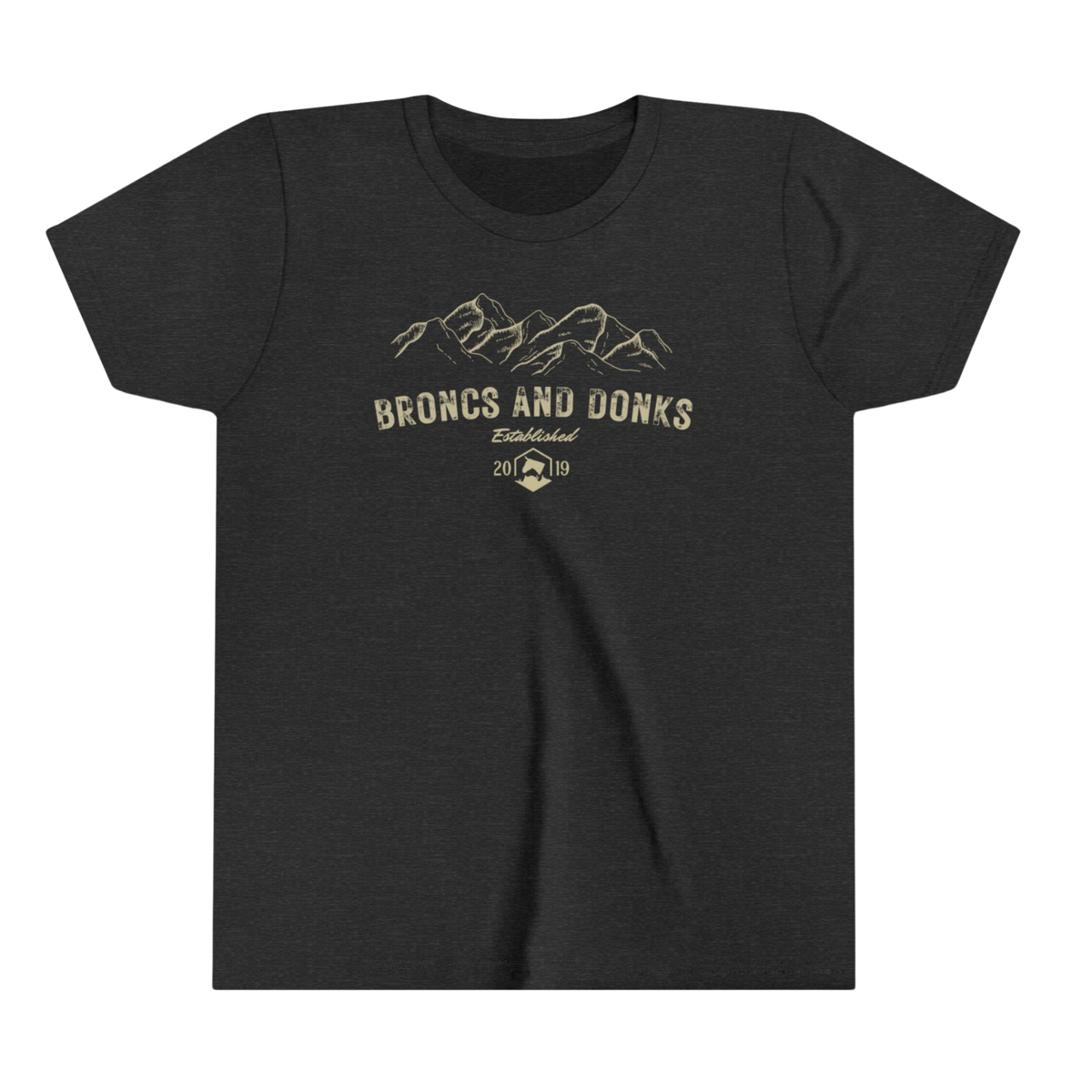 Kids Broncs and Donks Mountain T Shirt